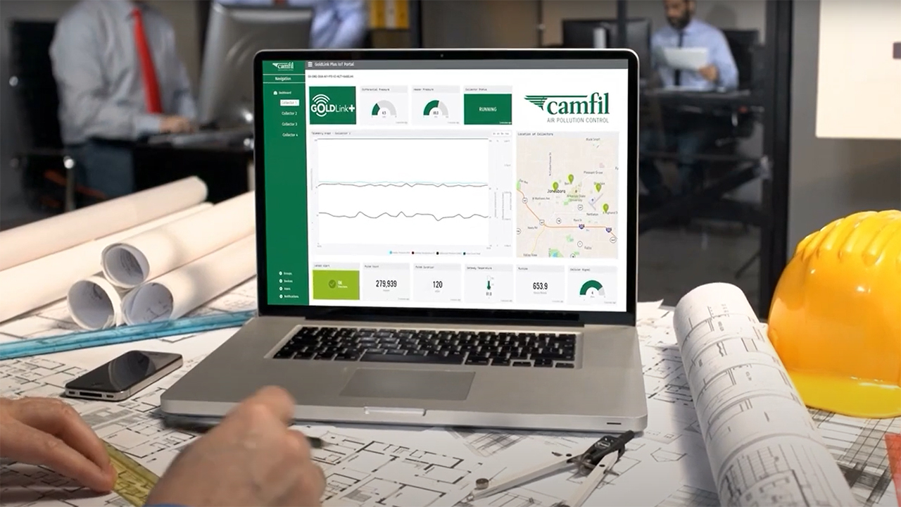 GoldLink+ Dust Collector Sensor and Monitoring System | Camfil